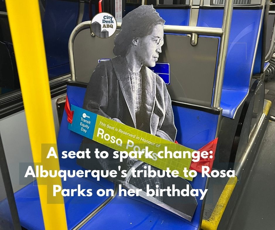 A seat to spark change: Albuquerque's tribute to Rosa Parks on her ...